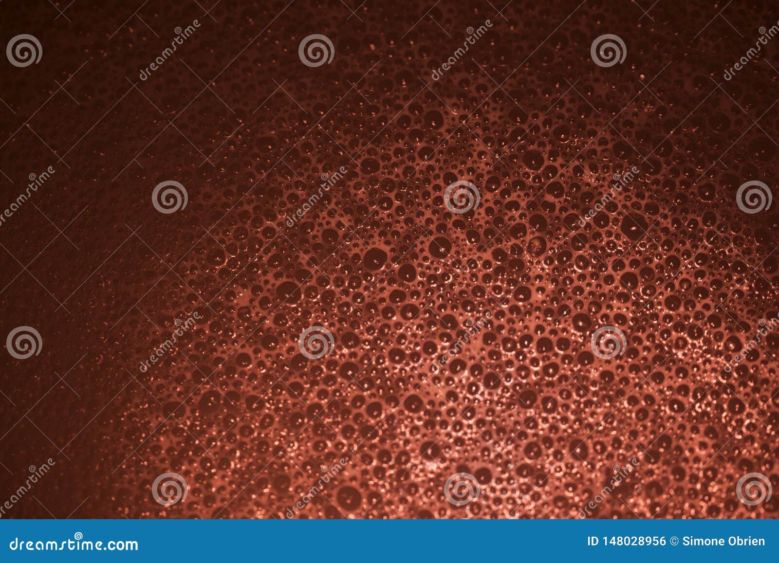 Abstract Dark Red Bubbles Horizontal Stock Photo - Image of shower ...