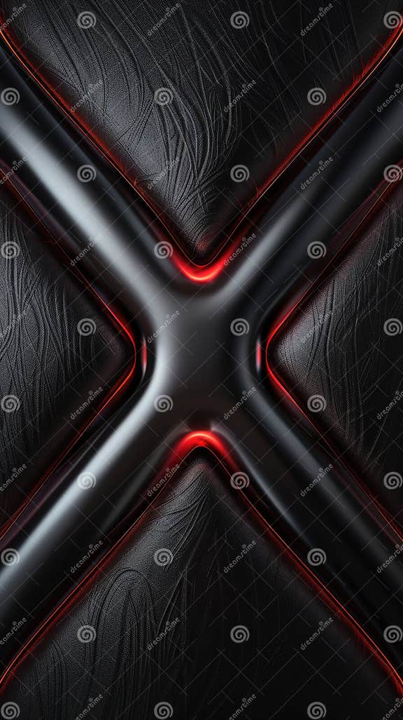 Abstract Dark and Red Geometric Pattern Stock Illustration ...