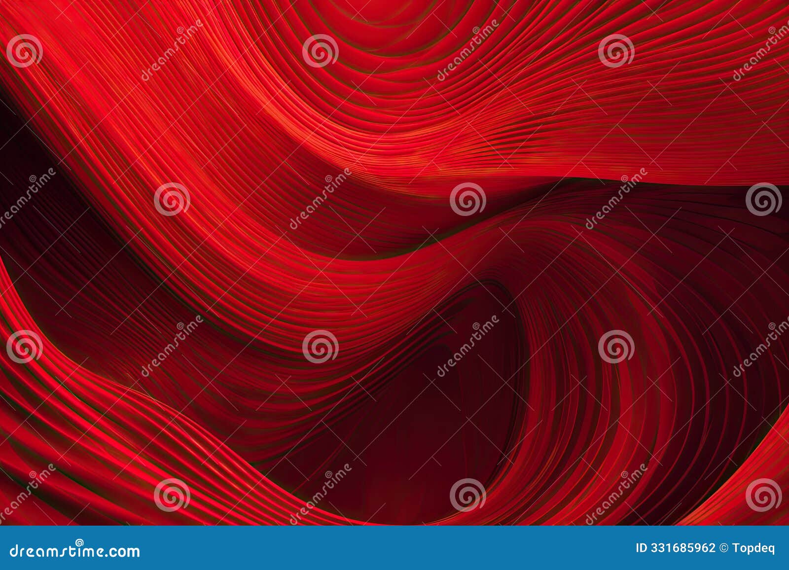 Abstract Dark Red Layered Waves Background Stock Illustration ...