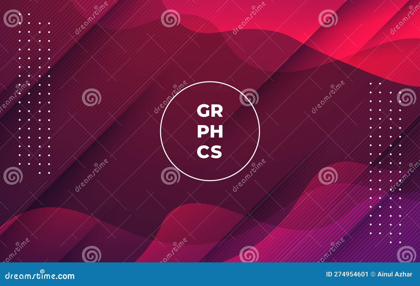 Abstract Dark Red Liquid Color Gradient Wavy Geometric Fluid Shape ...