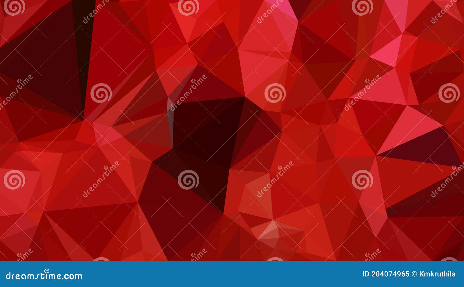 Abstract Dark Red Low Poly Background Template Design Stock ...
