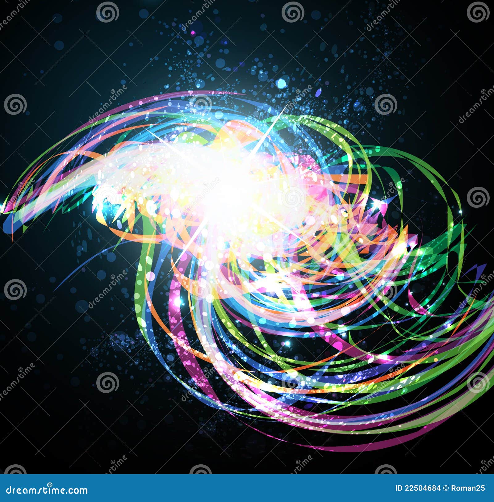 Abstract Dark Shiny Background Vector Illustration | CartoonDealer.com ...
