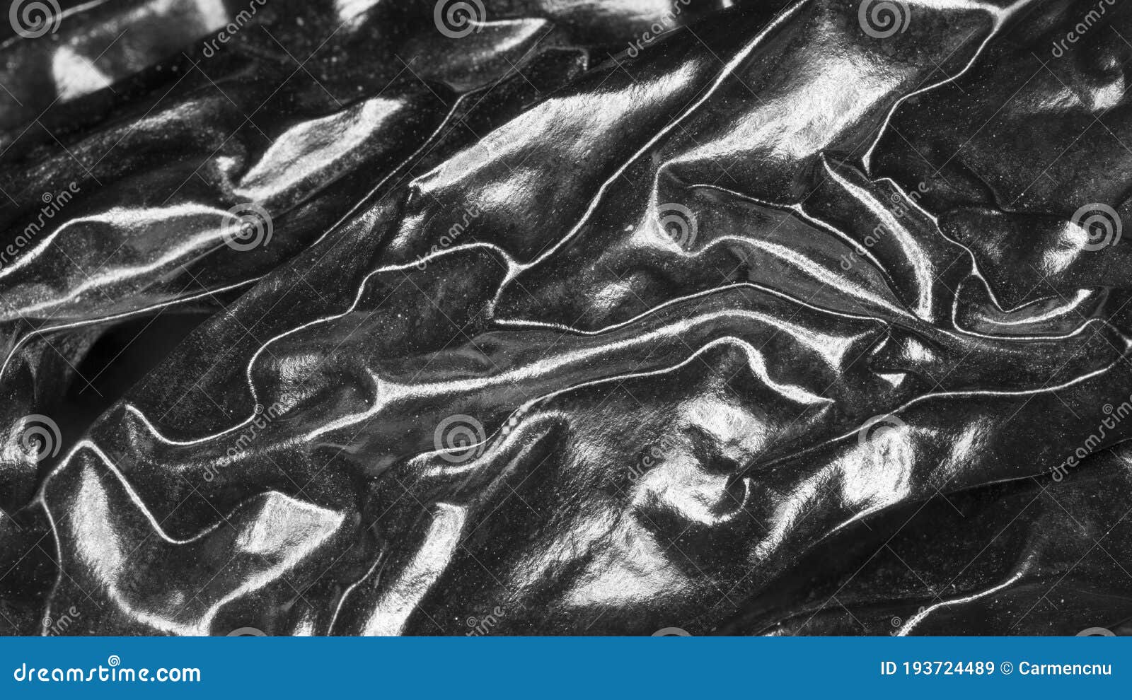 Abstract Dark and Shiny Rough Surface in Black and White Stock Image ...