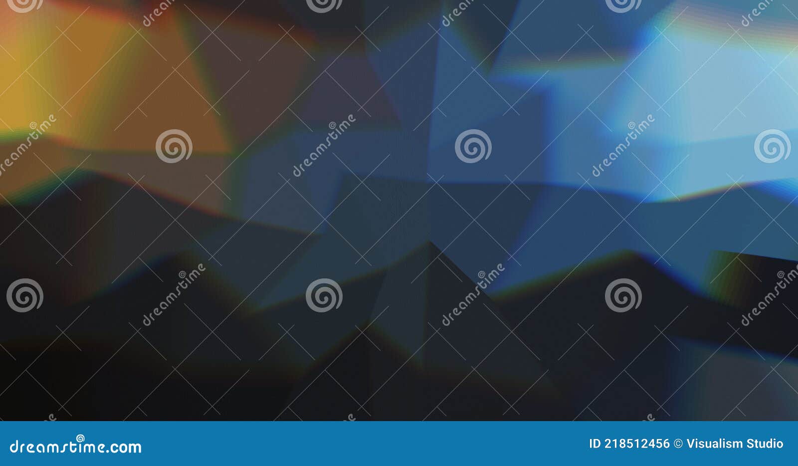 Abstract Dark Sky Blue Polygon Texture Shapes and Triangle Colorful ...