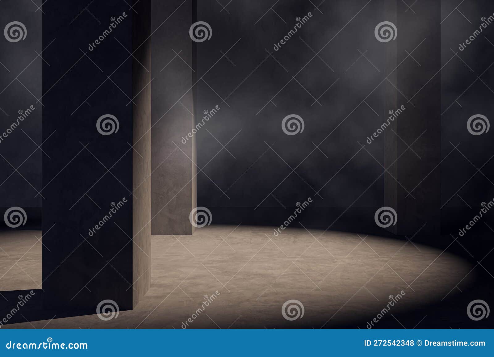 Abstract dark smoky room. stock illustration. Illustration of ...