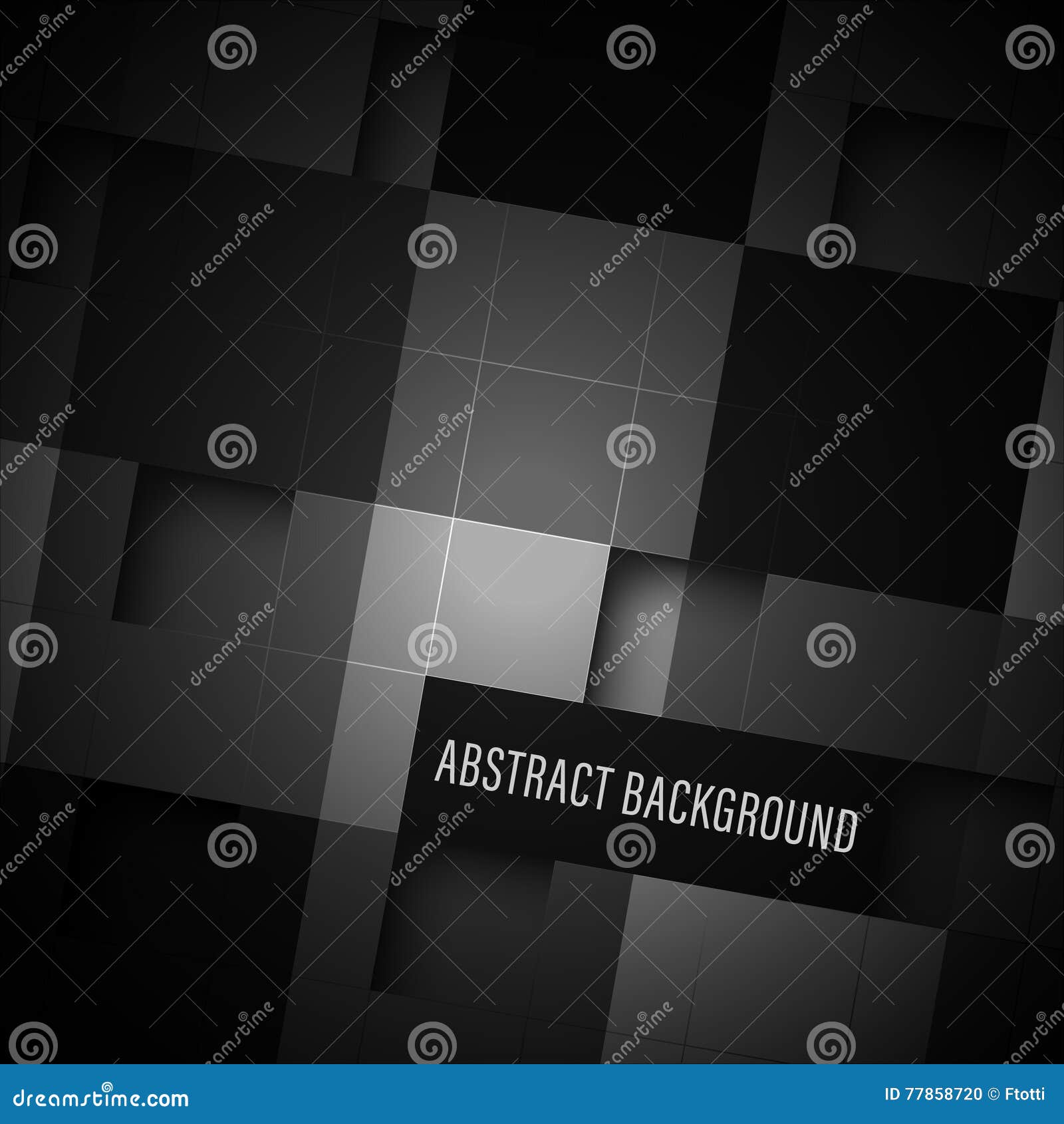 Abstract Dark Square Background. Stock Vector - Illustration of shadow ...