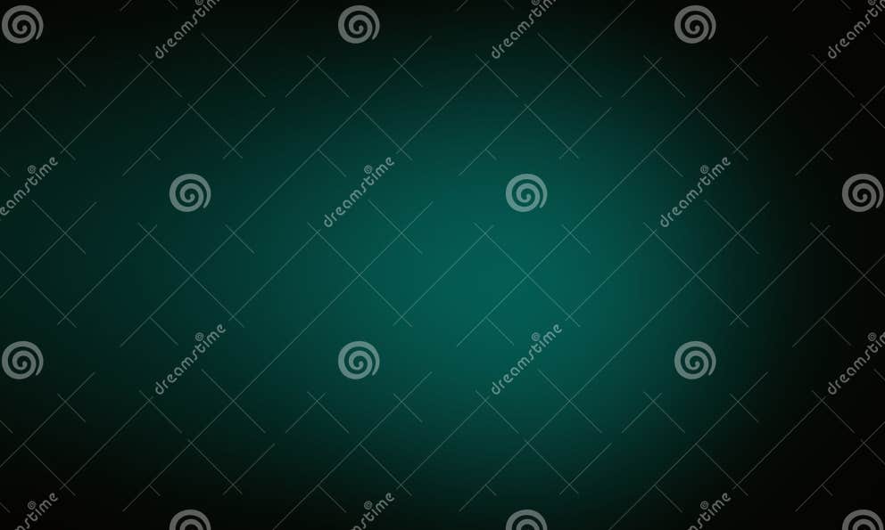 Abstract Dark Teal Gradient Background with Soft Lighting and Circular ...