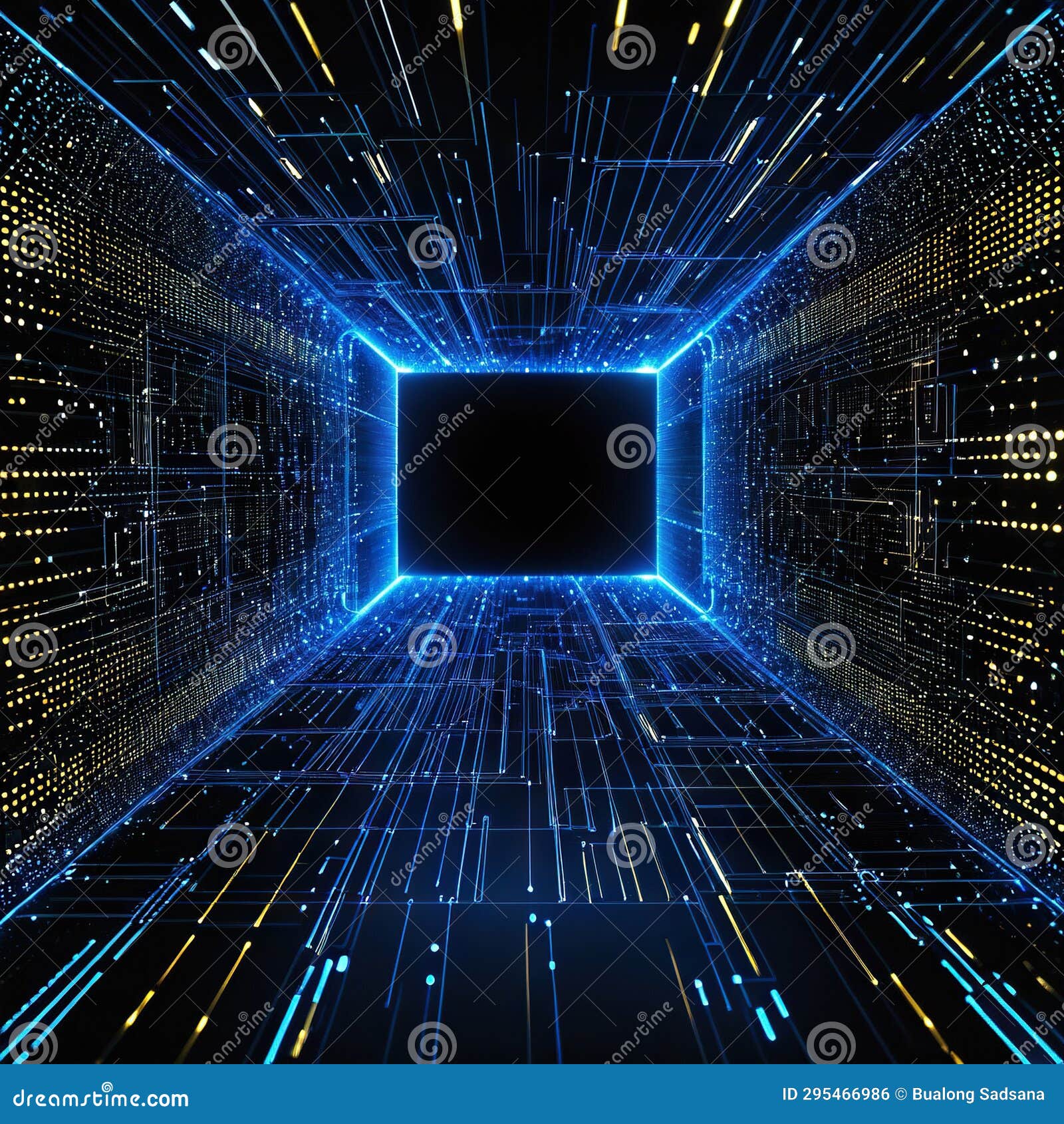 Abstract Dark Technological Series of Dots and Structure of Connections ...