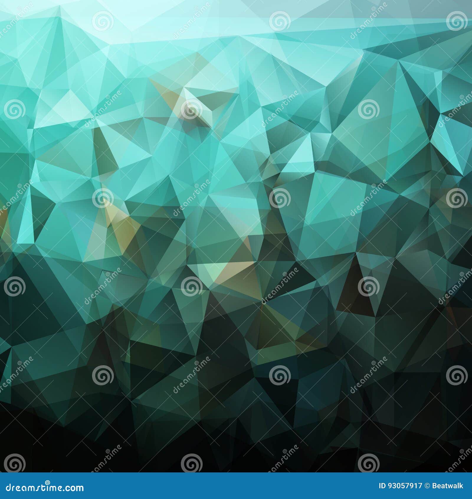 Abstract Dark Triangles Background Stock Vector - Illustration of ...