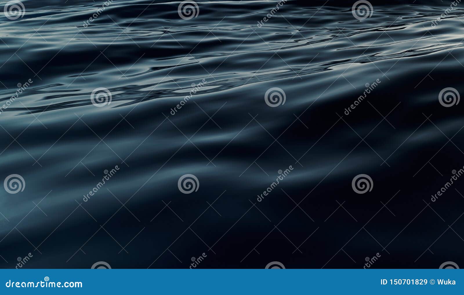 Abstract Dark Water Surface Stock Illustration - Illustration of scene ...