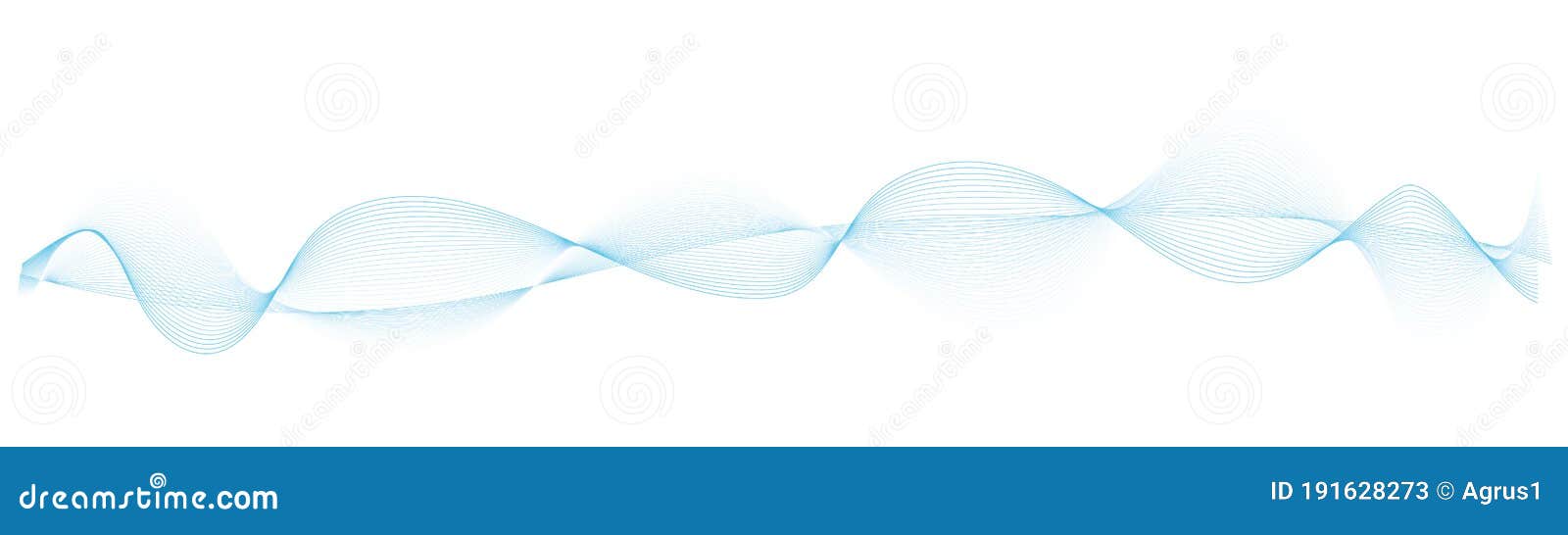 Abstract Dark Wave Lines on White Background Stock Vector ...