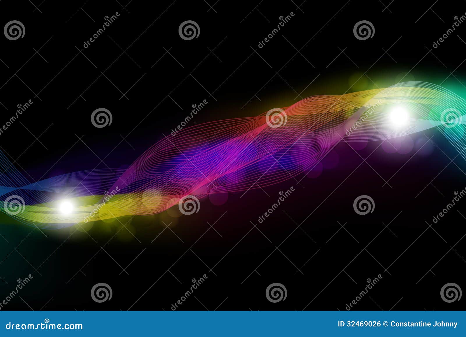 Abstract Dark Wavy Colorful Vector Background Stock Vector ...