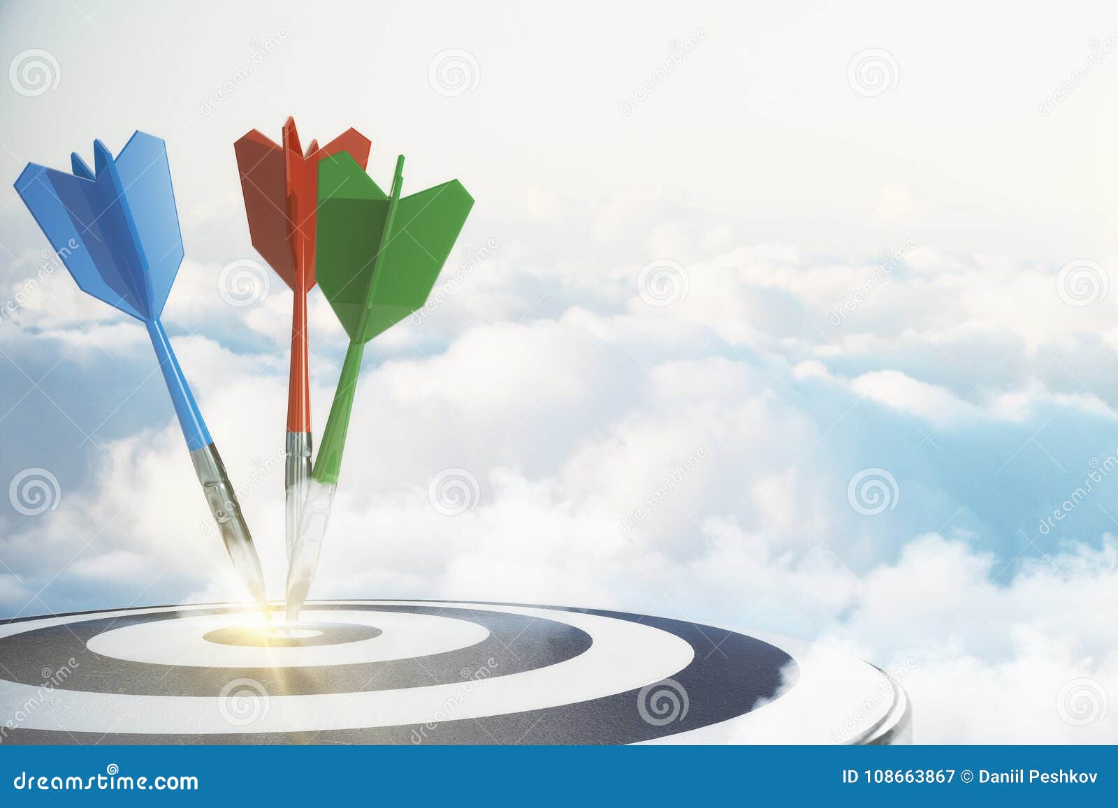 Startup, Targeting and Aim Concept Stock Illustration - Illustration of ...