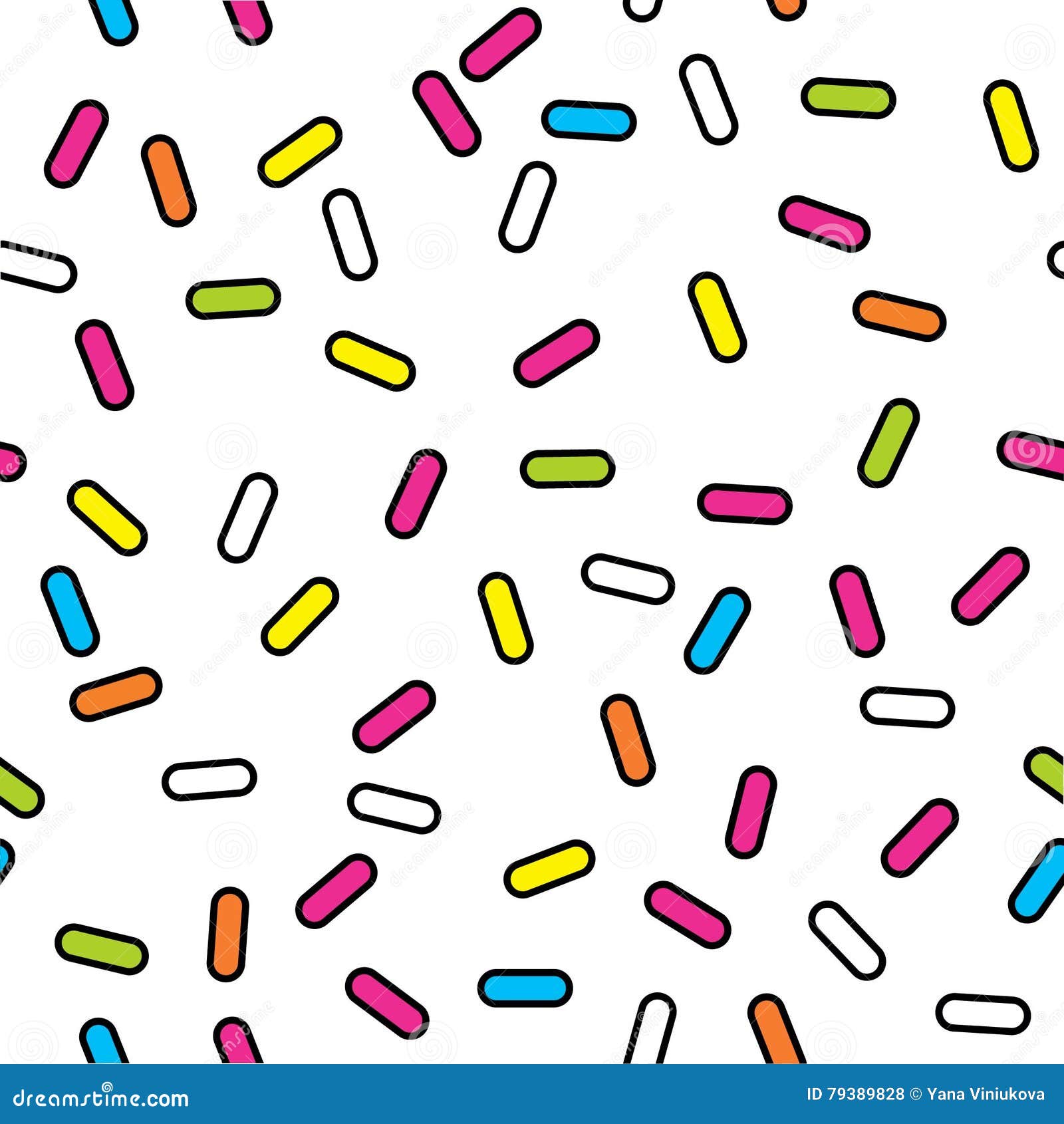 Abstract Dash Pattern Vector, Memphis Style Pattern Vector with Small ...