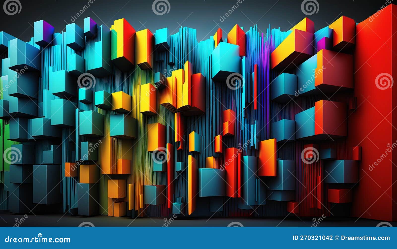 Abstract Data Background. UI UX Design Stock Illustration ...