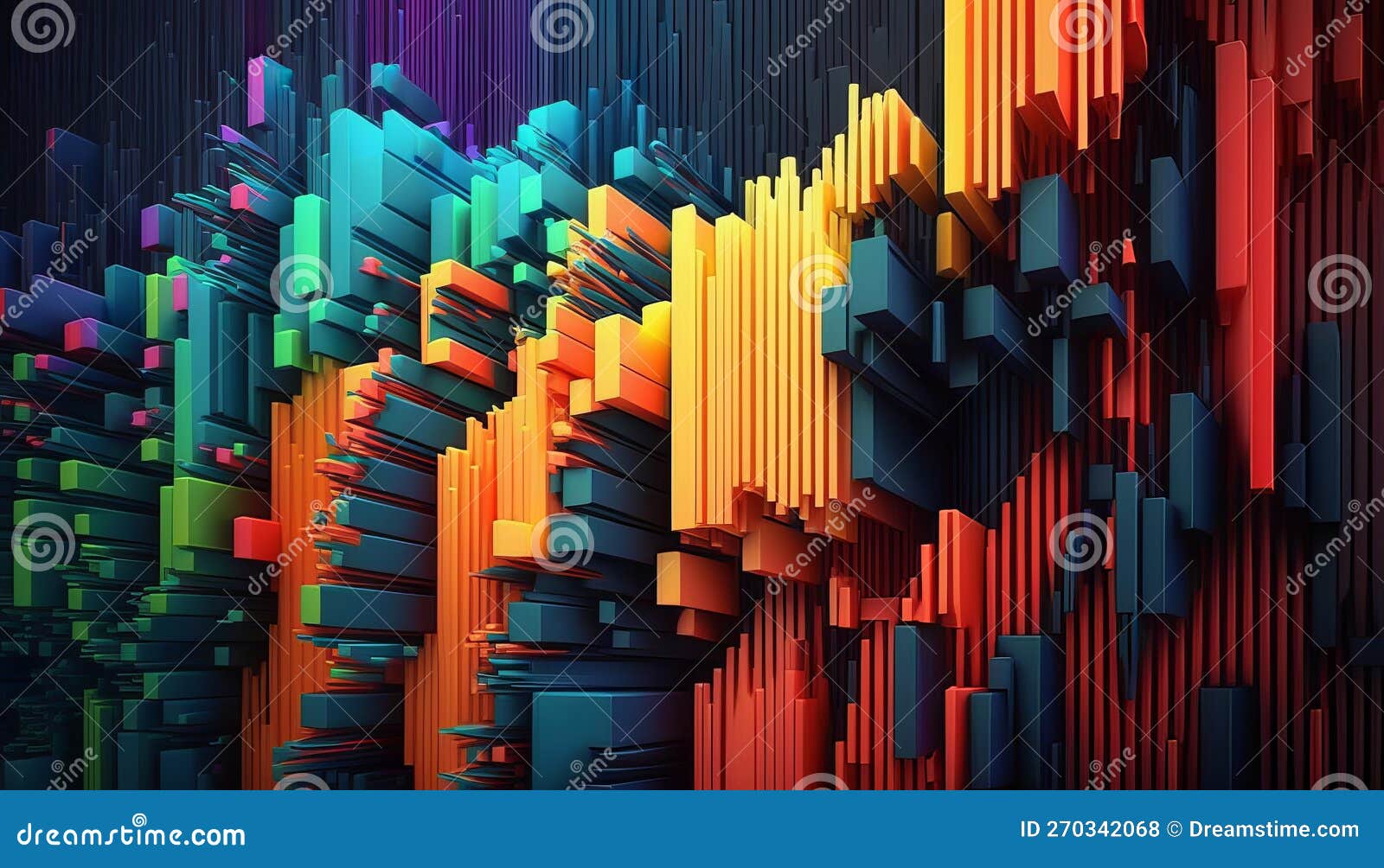 Abstract Data Background. UI UX Design Stock Illustration ...