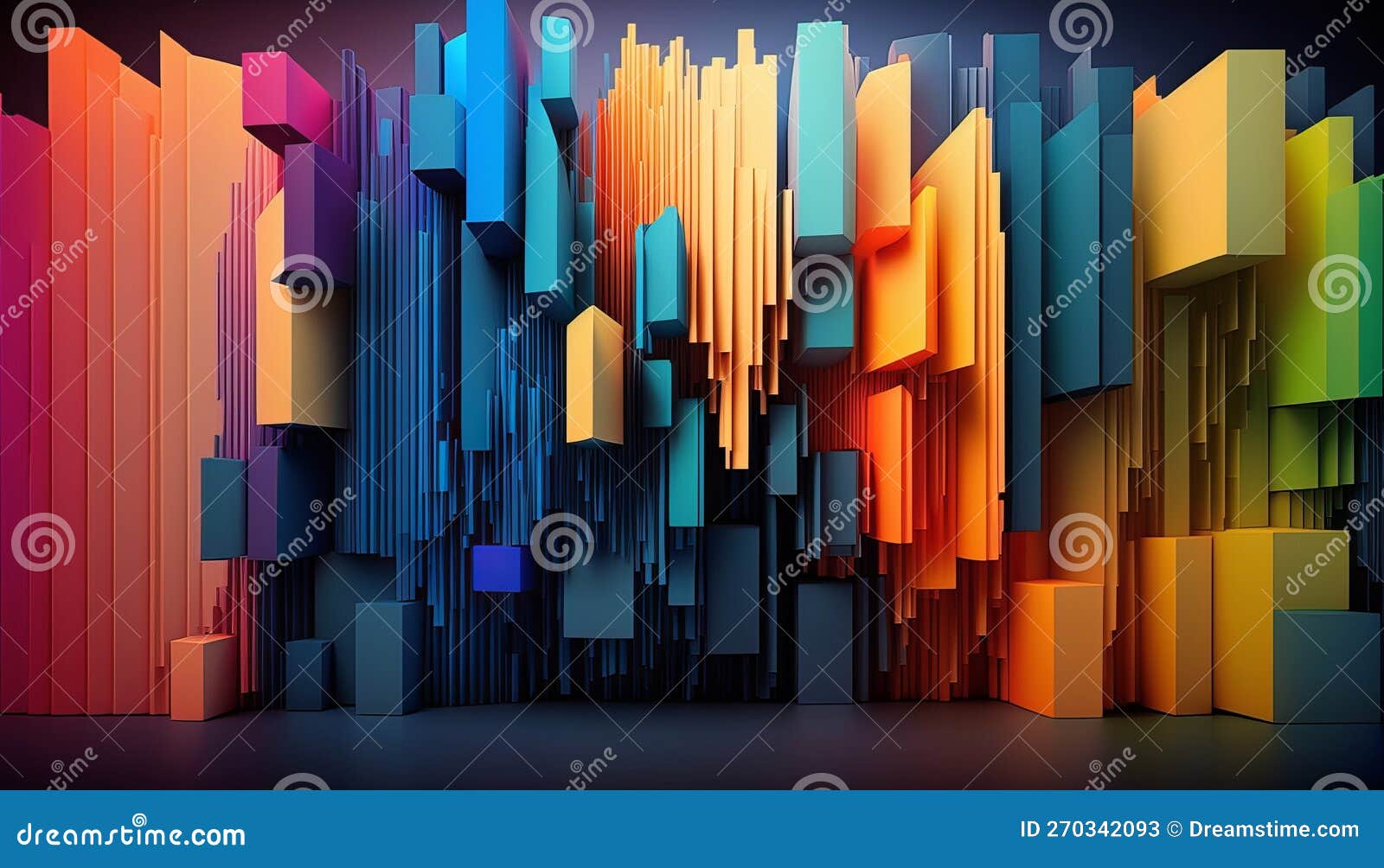 Abstract Data Background. UI UX Design Stock Illustration ...