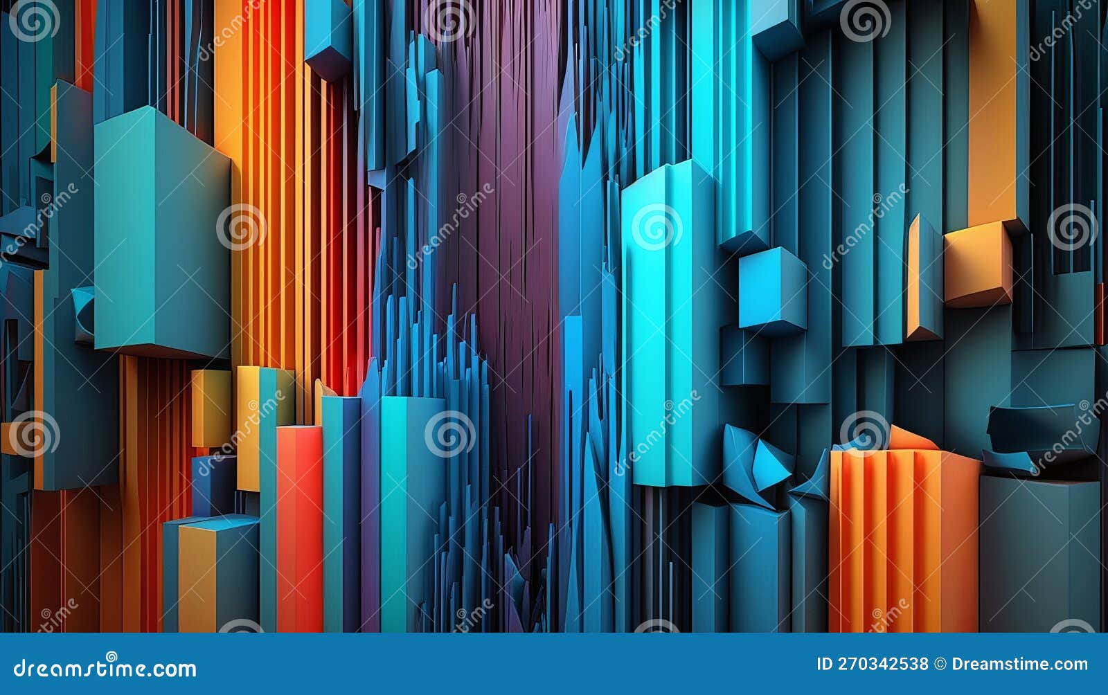 Abstract Data Background. UI UX Design Stock Illustration ...