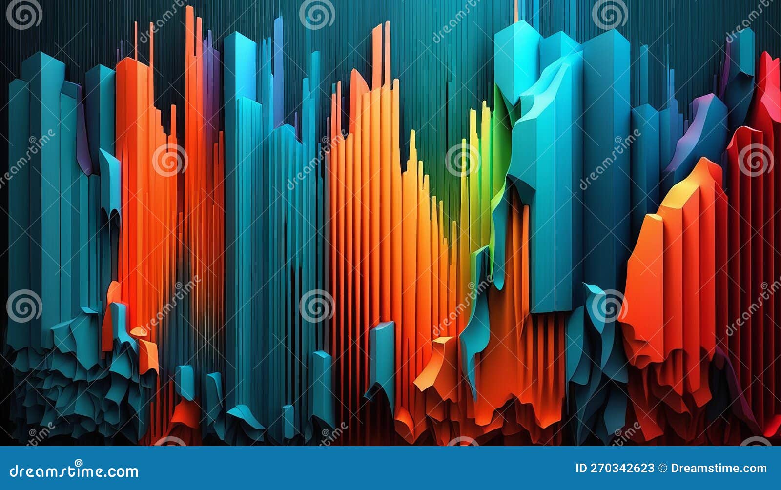 Abstract Data Background. UI UX Design Stock Illustration ...