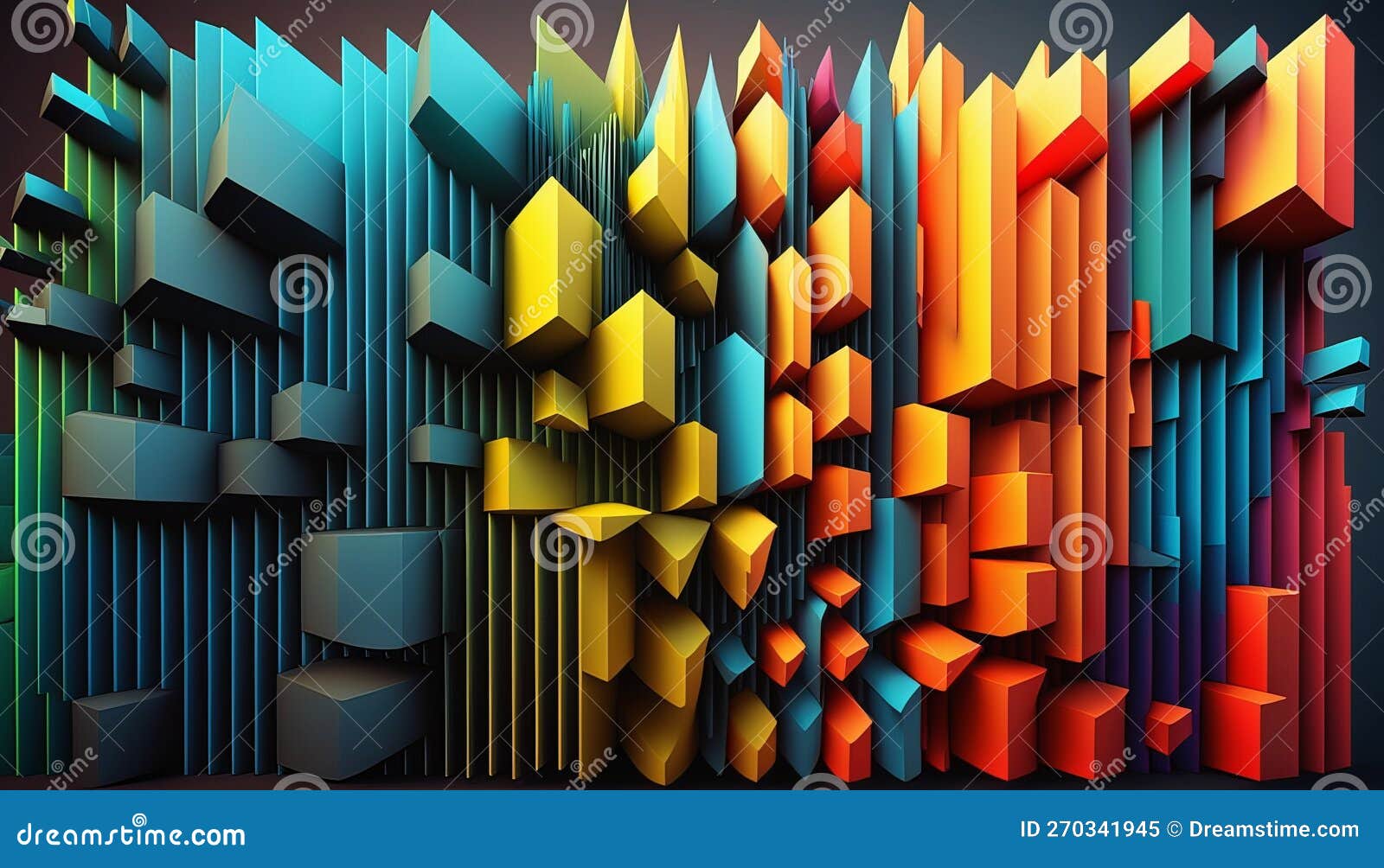 Abstract Data Background. UI UX Design Stock Illustration ...