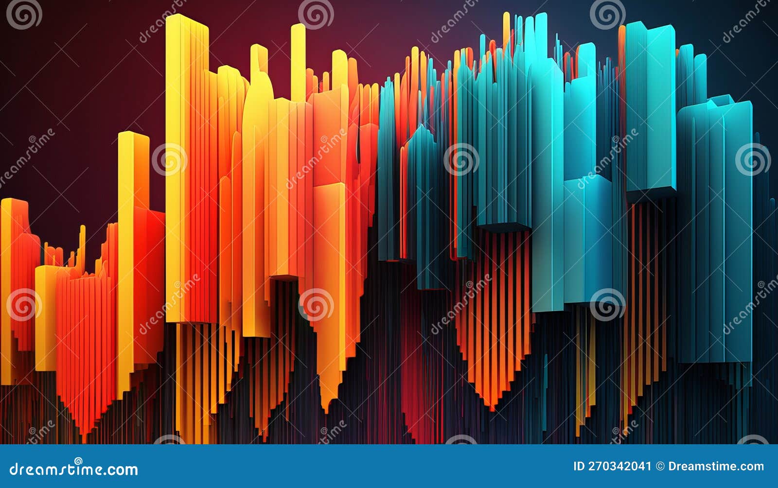 Abstract Data Background. UI UX Design Stock Illustration ...