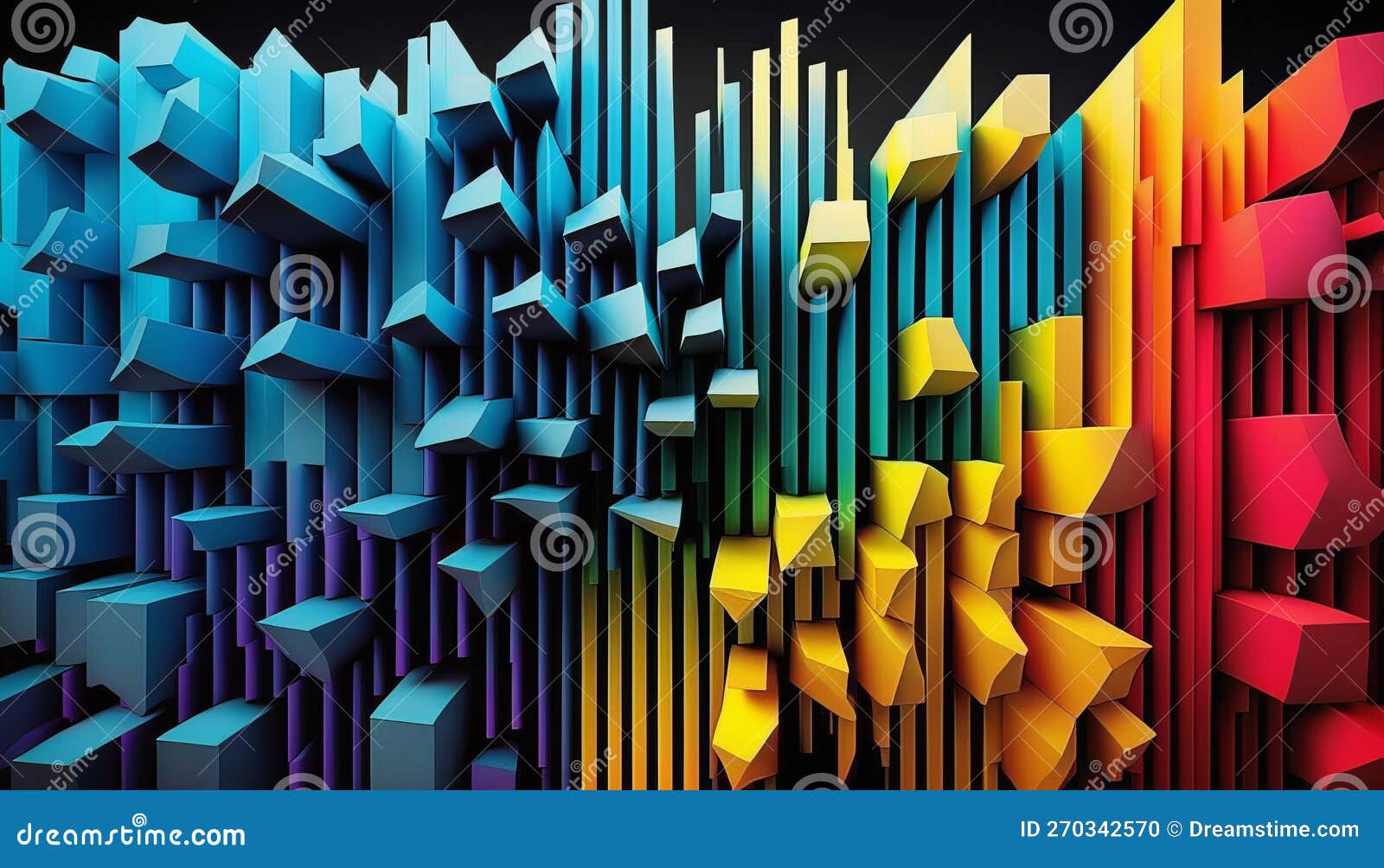 Abstract Data Background. UI UX Design Stock Illustration ...