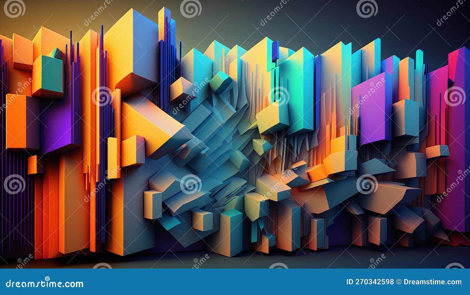 Abstract Data Background. UI UX Design Stock Illustration ...