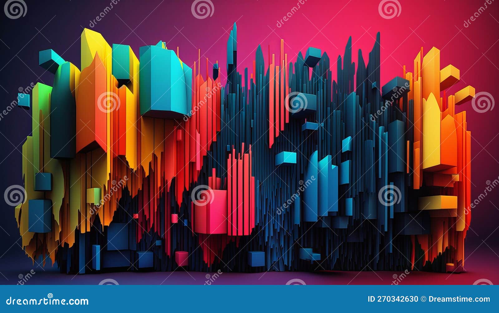 Abstract Data Background. UI UX Design Stock Illustration ...