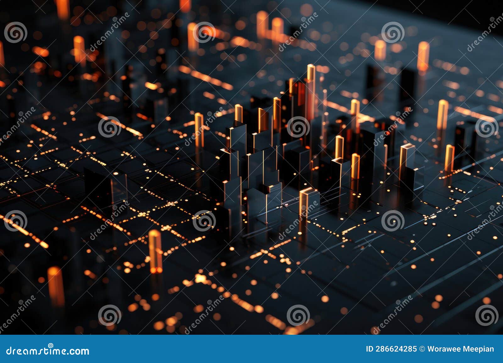 Abstract Data Center Database Data Storage Backup Cyber Security