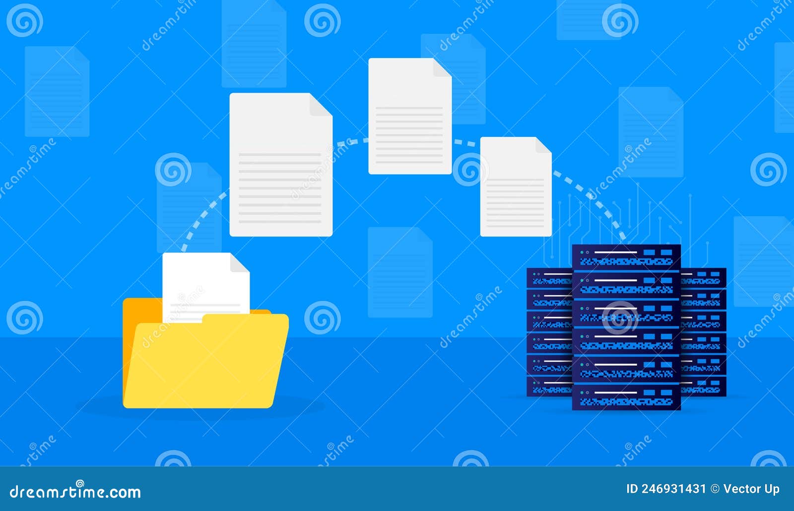 Abstract Data Center Transport. Abstract Vector Background Stock Vector ...