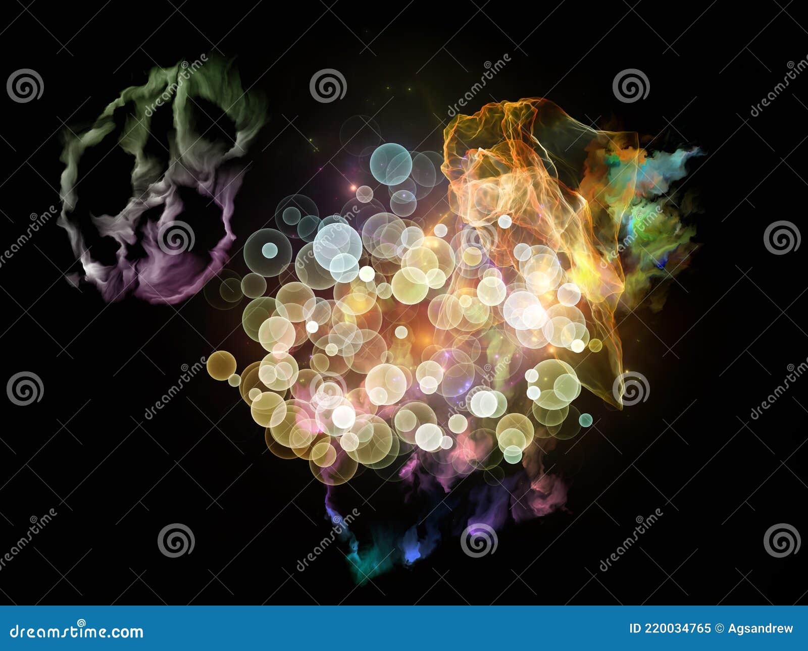 Abstract Data Cluster stock illustration. Illustration of knowledge ...