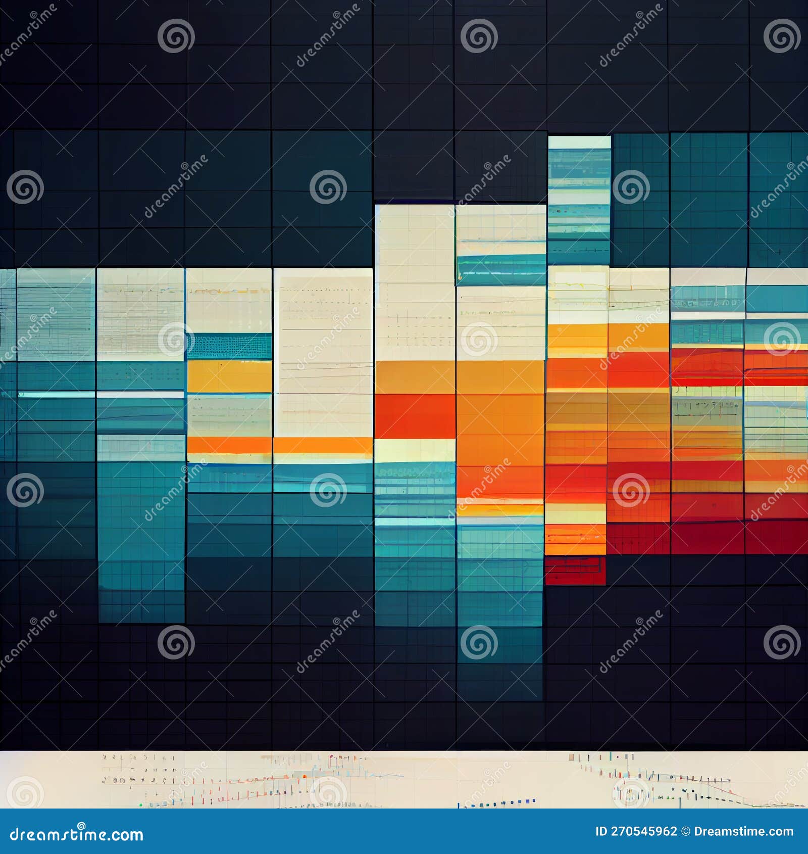 Block Graph Royalty-Free Stock Photography | CartoonDealer.com #5968145