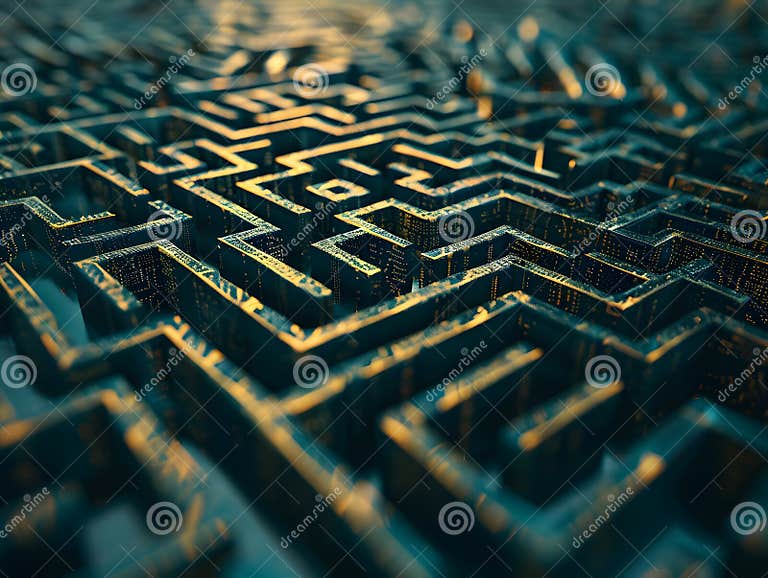 Abstract Data Encryption Concept with Digital Technology and Security ...