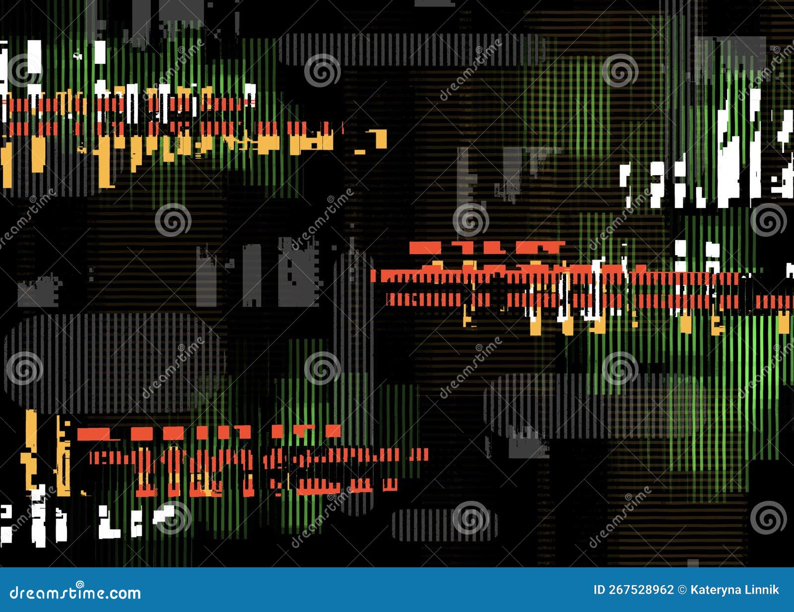 Abstract Data Error Art Modern Straight Line Composition Stripes Design ...