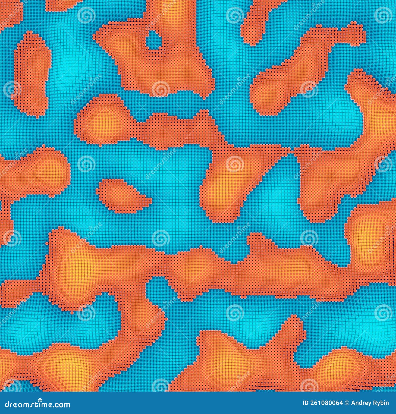 Abstract Data Heat Map. Vector Technology Background. Stock Vector ...