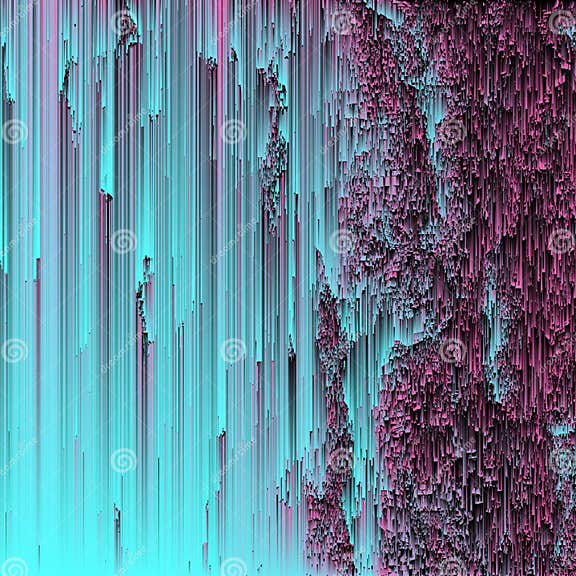 Abstract Data Moshing Background. Distorted Gradient Datamosh Effect ...