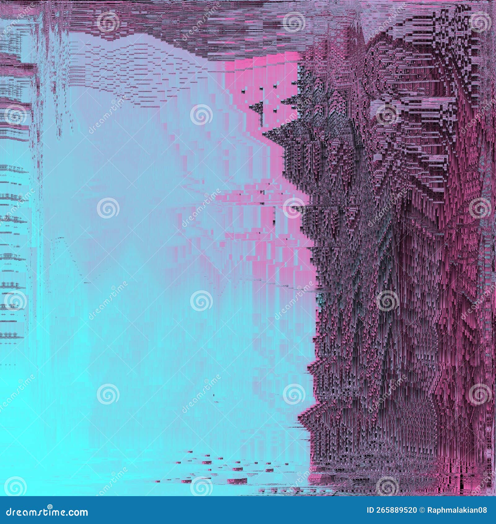 Abstract Data Moshing Background. Distorted Gradient Datamosh Effect ...