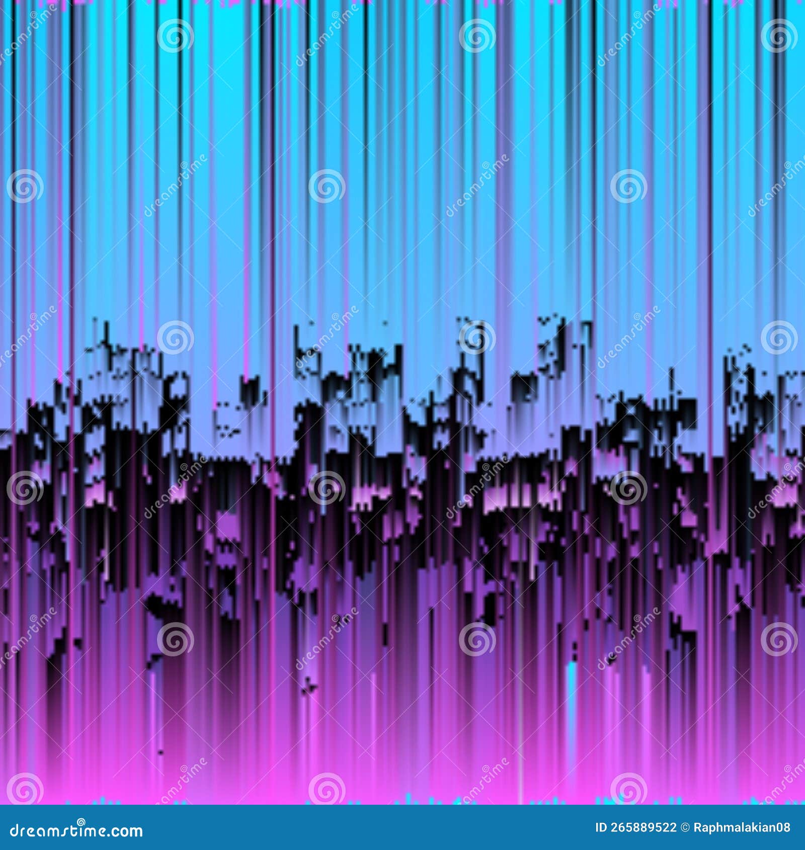 Abstract Data Moshing Background. Distorted Gradient Datamosh Effect ...