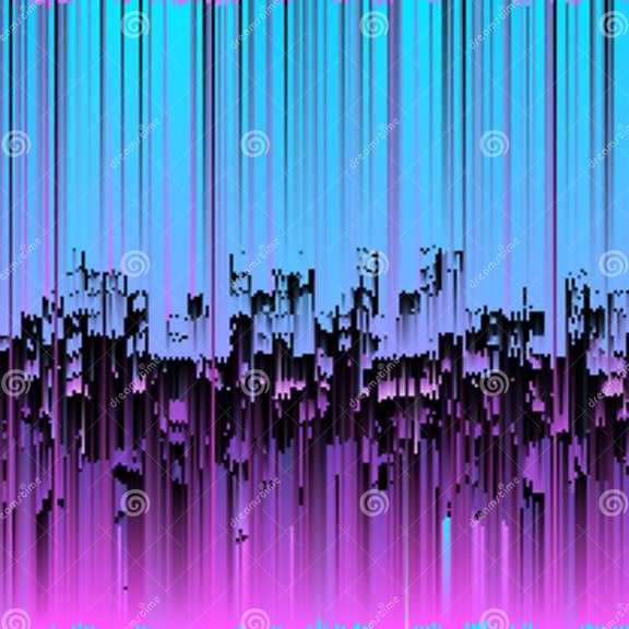 Abstract Data Moshing Background. Distorted Gradient Datamosh Effect ...