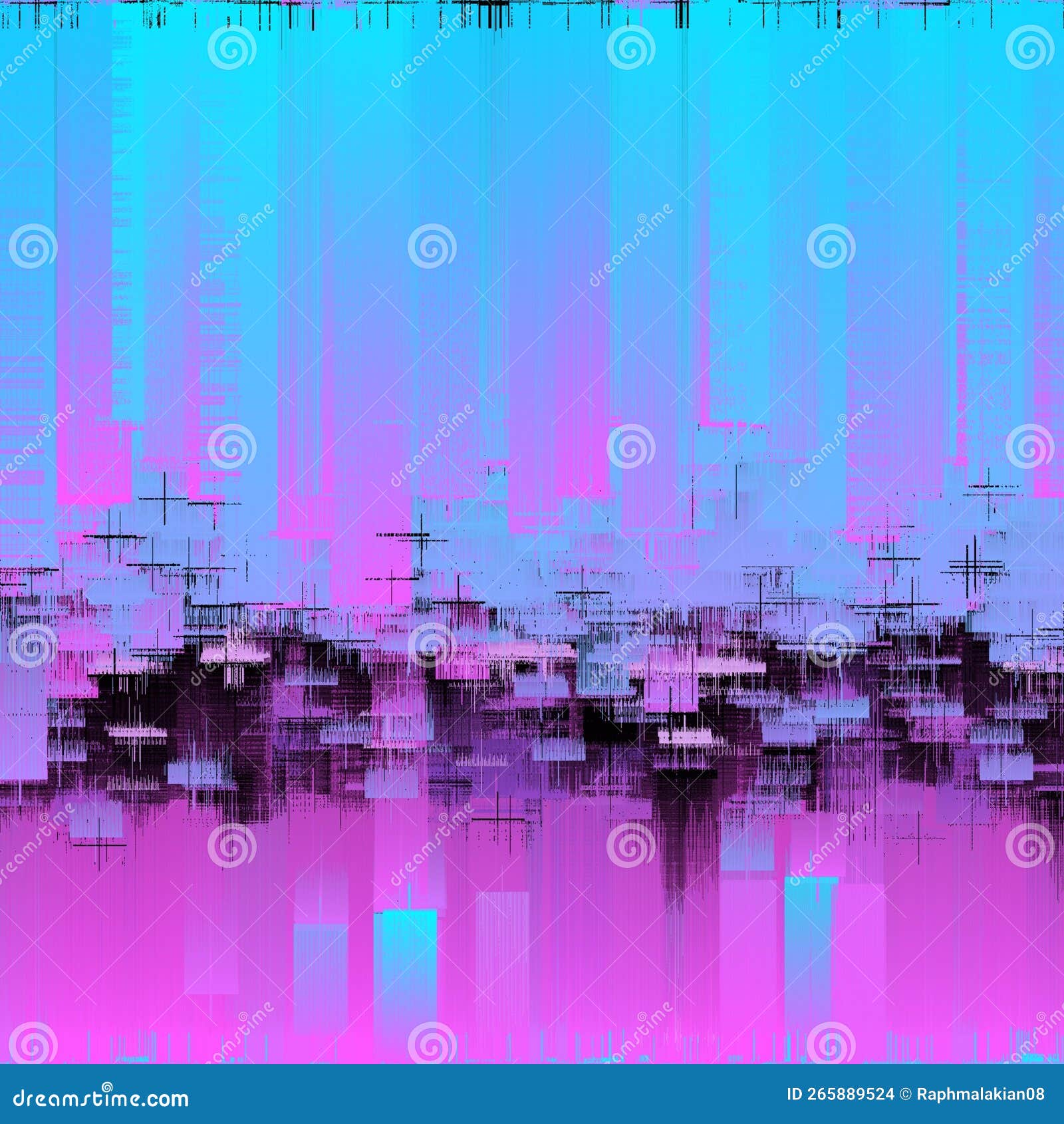 Abstract Data Moshing Background. Distorted Gradient Datamosh Effect ...