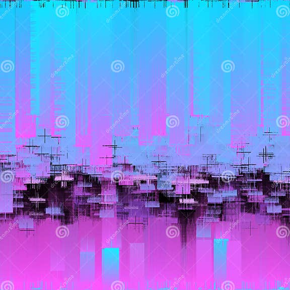Abstract Data Moshing Background. Distorted Gradient Datamosh Effect ...