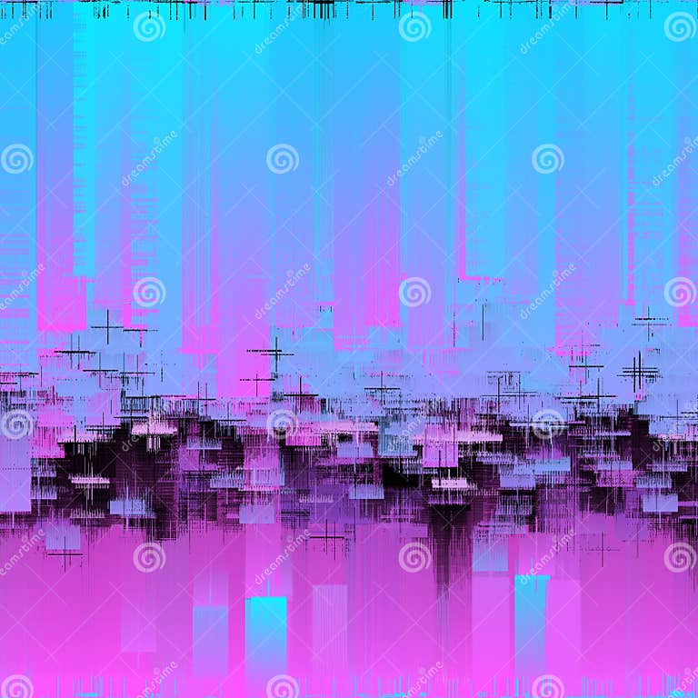 Abstract Data Moshing Background. Distorted Gradient Datamosh Effect ...