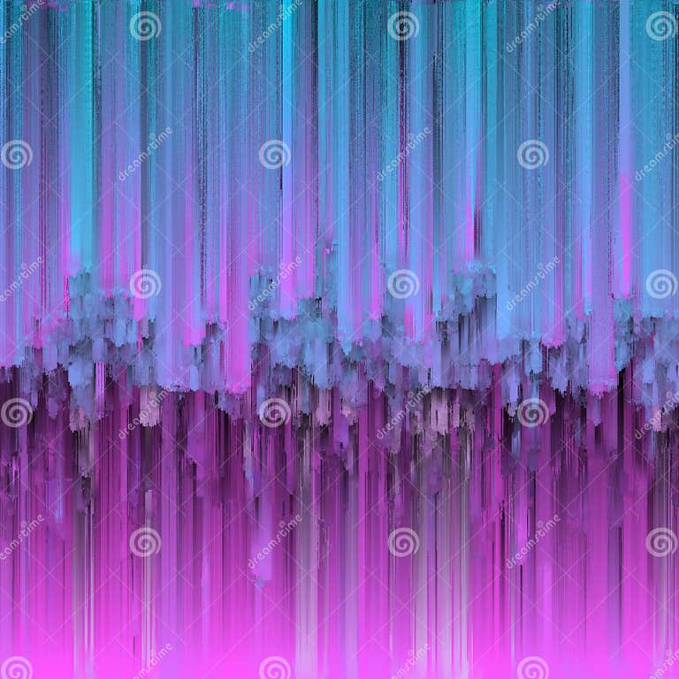 Abstract Data Moshing Background. Distorted Gradient Datamosh Effect ...