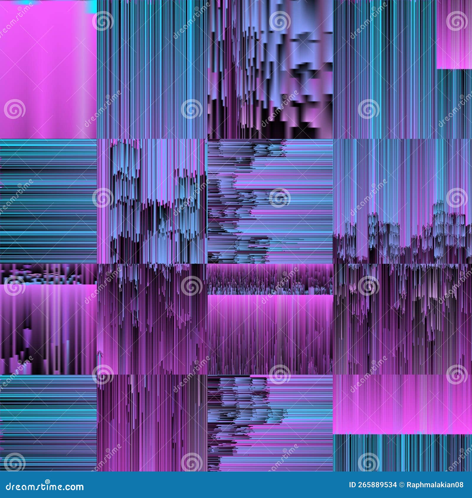 Abstract Data Moshing Background. Distorted Gradient Datamosh Effect ...