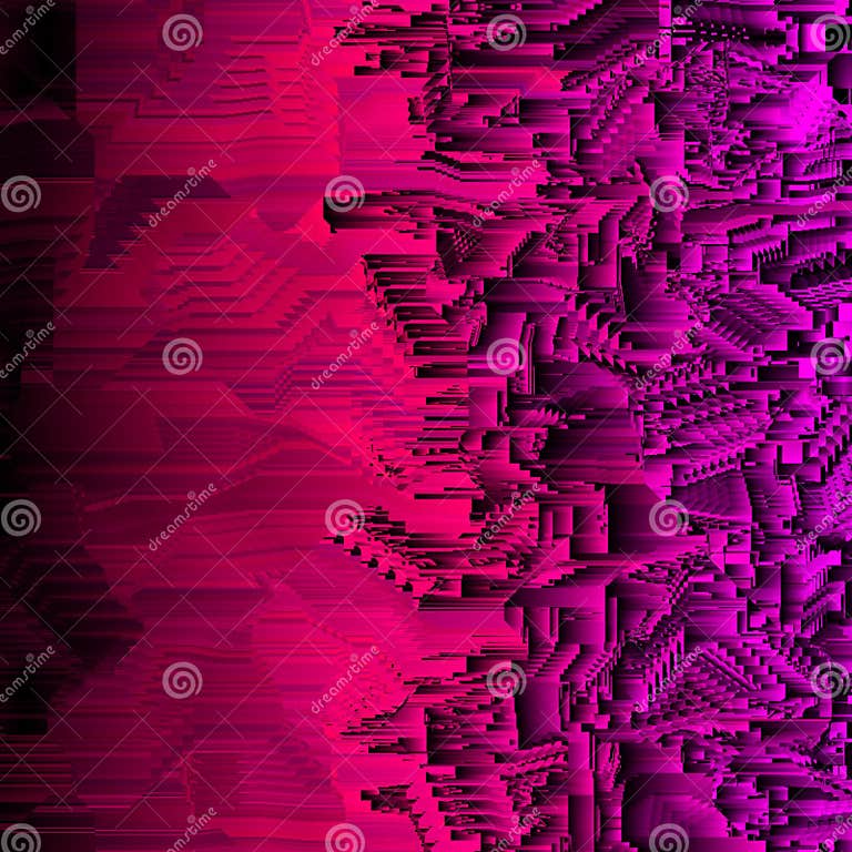Abstract Data Moshing Background. Distorted Gradient Datamosh Effect ...