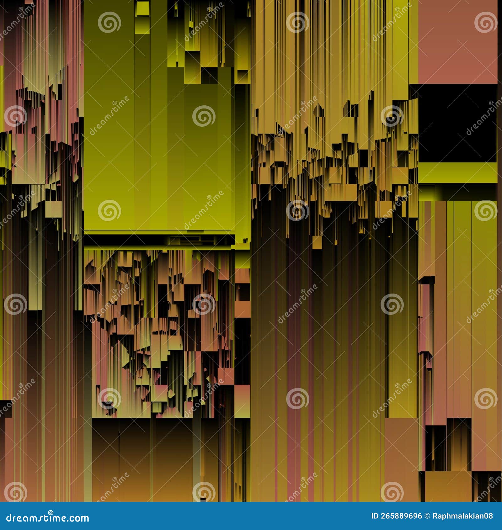 Abstract Data Moshing Background. Distorted Gradient Datamosh Effect ...