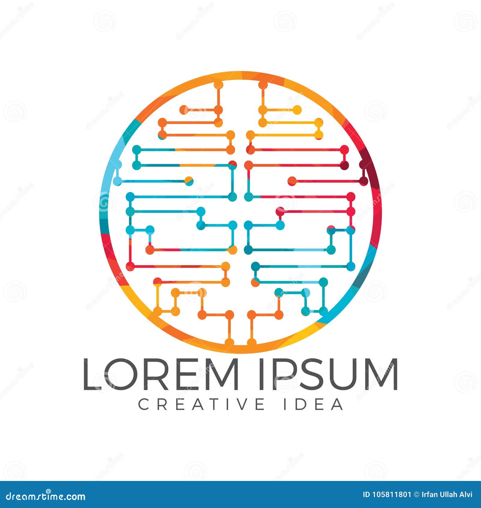 Abstract Data Sharing Network Logo Design. Stock Vector - Illustration ...