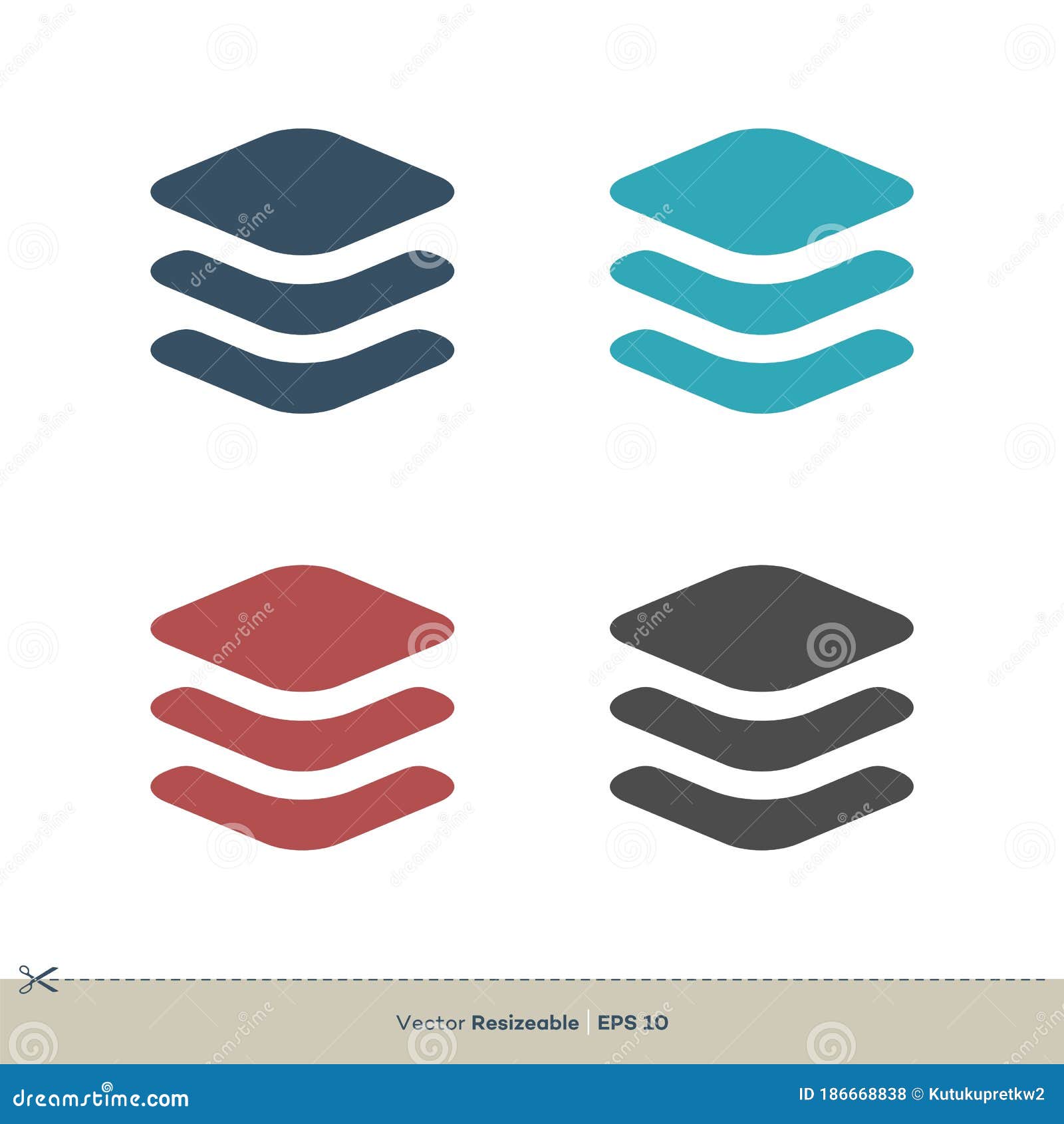 Abstract Data Storage Icon Vector Logo Template Illustration Design ...