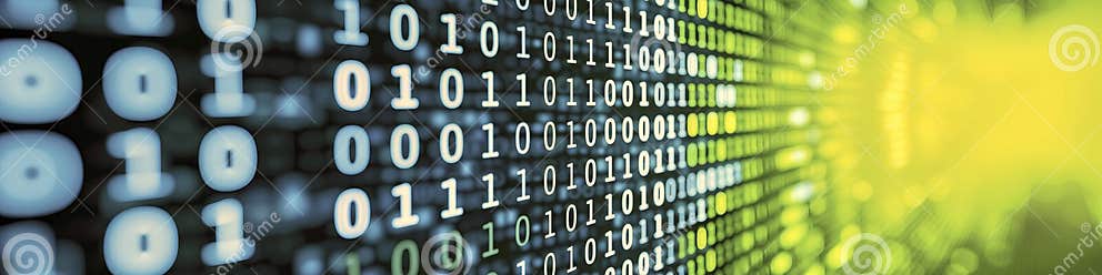 Abstract Data Stream Technology Background Stock Illustration ...