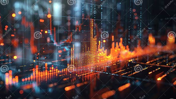 Abstract Data Visualization Stock Image - Image of data, visualization ...